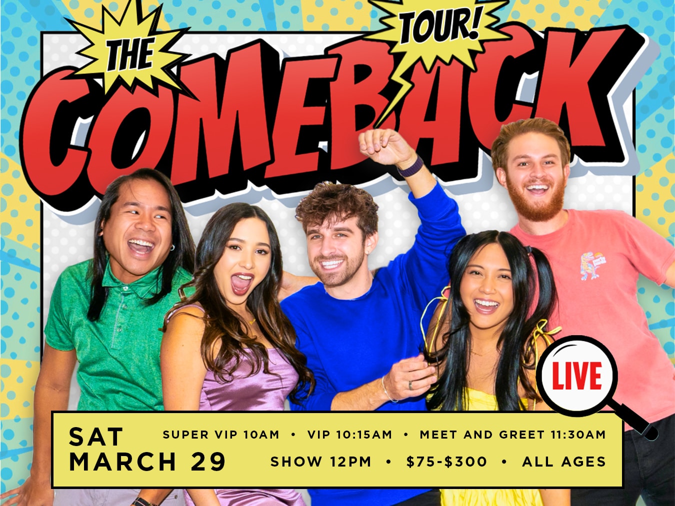 X1 Entertainment Presents: The Comeback Tour - The Space Las Vegas