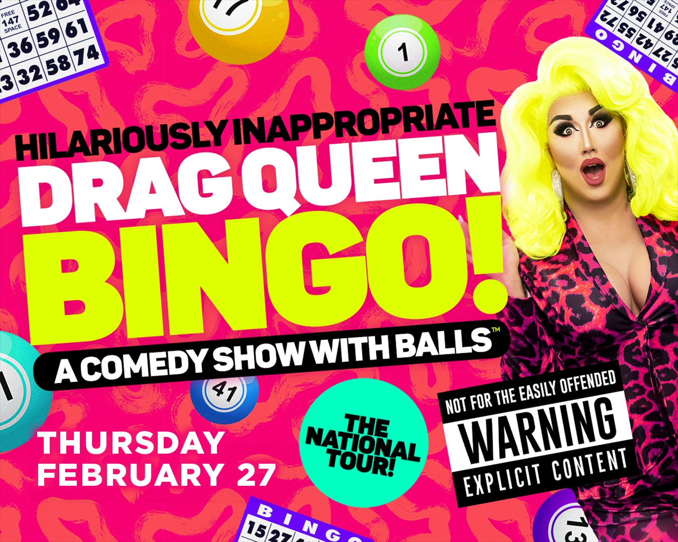 Hilariously Inappropriate Drag Queen Bingo • A Comedy Show With Balls ...