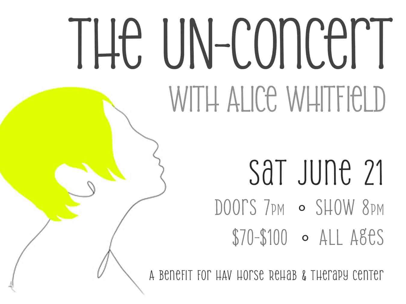 The UN-Concert with Alice Whitfield - The Space Las Vegas