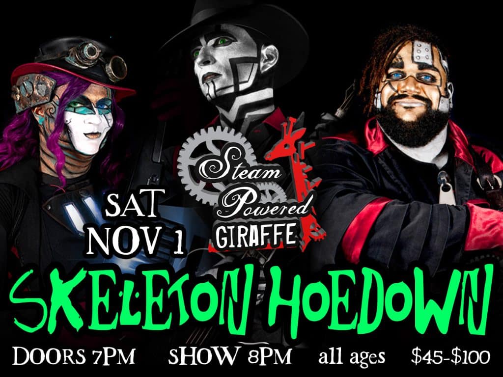 Steam Powered Giraffe: Skeleton Hoedown - The Space Las Vegas